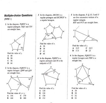 Polygons - Multiple Choice Questions - roslina70.ra Flip PDF | AnyFlip