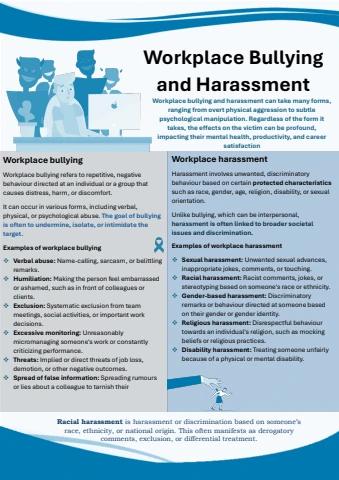 7. Workplace Bullying and Harassment