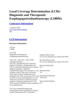 Local Coverage Determination (LCD): Diagnostic and ... - Guset User ...