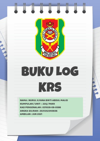 Buku Log KRS - Nurul Ilyana Flip PDF | AnyFlip