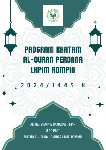 PROGRAM KHATAM ALQURAN PERDANA LKPIM ROMPIN - FARAH LIYANA BINTI ...