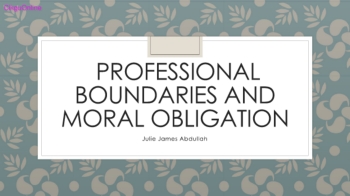 Professional Boundaries And Moral Obligation - cikgu online Flip PDF ...