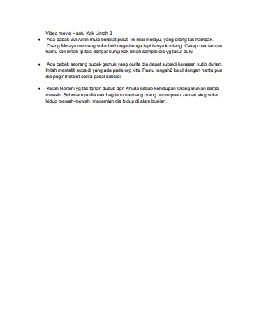 BMMB3193 Tutorial Minggu 6 - Prosa Melayu Tradisional