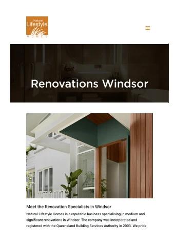 Renovations Windsor
