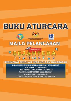 Buku Aturcara Majlis Pelancaran Sekolahku Sejahtera SK Gayaratau_clone ...