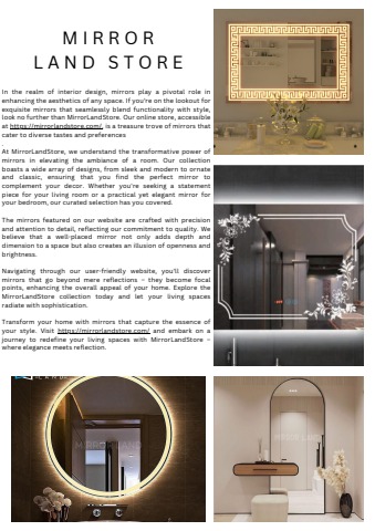 Reflecting Elegance: Transform Your Space with Mirrors from ...