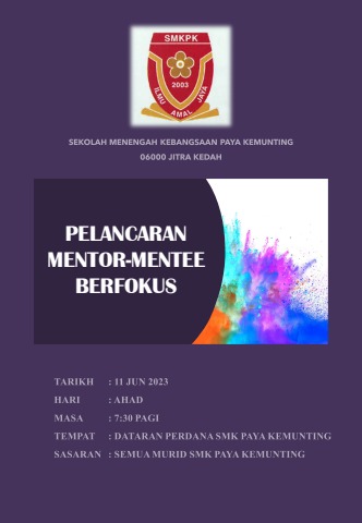 PELANCARAN MENTOR-MENTEE BERFOKUS
