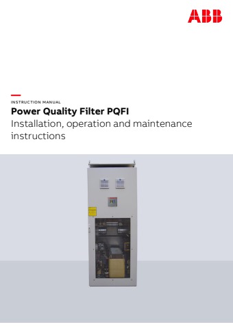 2GCS211018A0070_Manual Power Quality Filter PQFI