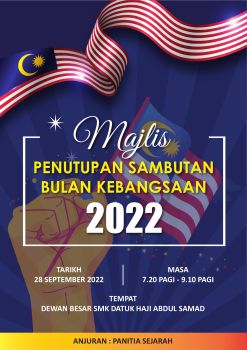 Buku Program Majlis Penutupan Sambutan Bulan Kebangsaan 2022 - umanes16 Flip PDF | AnyFlip