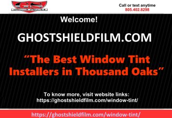 Window Tint Film Installer Thousand Oaks - Ghost Shield Film Flip PDF | AnyFlip