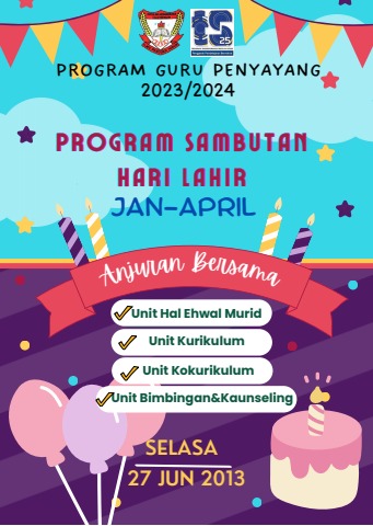 PROGRAM GURU PENYAYANG 20232024 (1) - CIKGU DANIA YASIN Flip PDF | AnyFlip