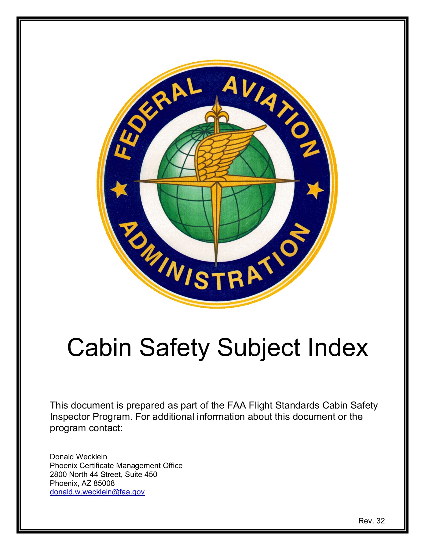 Federal Flight Deck Officer