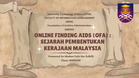 IMD313 - GROUP ASSIGNMENT OFA - ALLYA MARISSA ROSMADI Flip PDF | AnyFlip