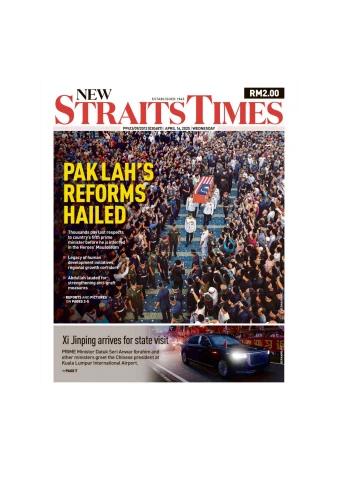 New Straits Time 16042025