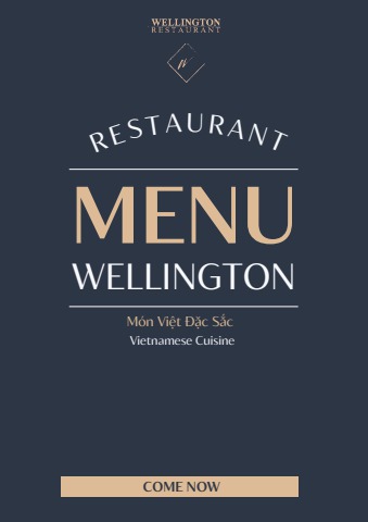 Wellington Menu