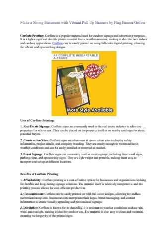 Make a Strong Statement with Vibrant Pull Up Banners by Flag Banner ...