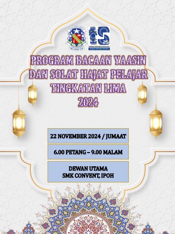 Buku Program Bacaan Yaasin dan Solat Hajat SPM 2024