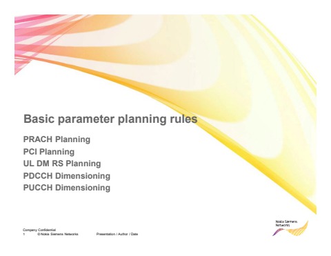 03 - 04 Basic parameter planning rules EmersonEduardoRodrigues ...