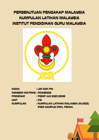 CATATAN LOG PENGAKAP - LIM KOK PIN IPG-Pelajar Flip PDF | AnyFlip
