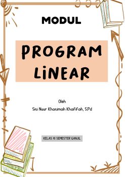 BAHAN AJAR PROGRAM LINEAR - sitikhafifah81 Flip PDF | AnyFlip