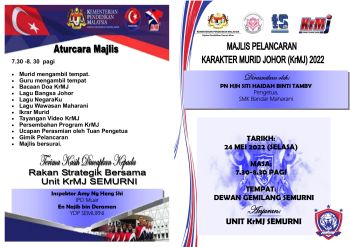 Buku Program Majlis Pelancaran KrMJ (1) - NOORBAIZURA Flip PDF | AnyFlip