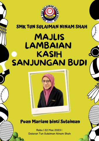 MAJLIS LAMBAIAN KASIH SANJUNGAN BUDI PUAN MARIAM BINTI SULAIMAN - g ...