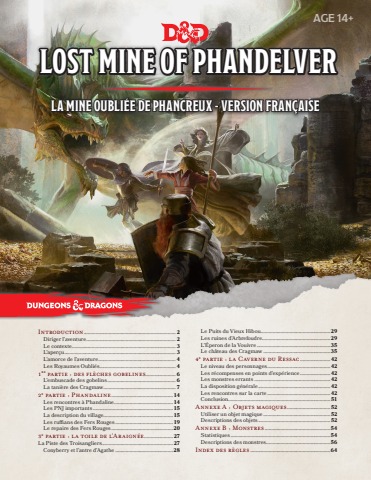 DnD 5 - FR - Kit d'Initiation - La Mine Perdue de Phancreux - Patrick PIGNOL Flip PDF | AnyFlip