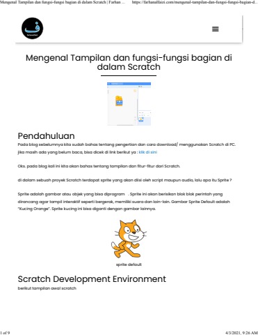 Materi Robot Scratch - gurutikspensalu55 Flip PDF | AnyFlip