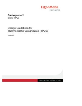 Design Guidelines for Thermoplastic Vulcanizates (TPVs) - Guset User ...