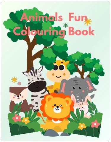 Animals Fun Colouring Book 2
