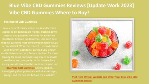 Blue Vibe CBD Gummies Reviews - asiekuch Flip PDF | AnyFlip