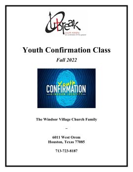Confirmation Student Packet - Fall 2022 - Outbreak Flip PDF | AnyFlip