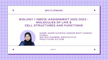 ASSIGNMENT BIOLOGY SB025 (SYAZWINA) - Syazz Flip PDF | AnyFlip