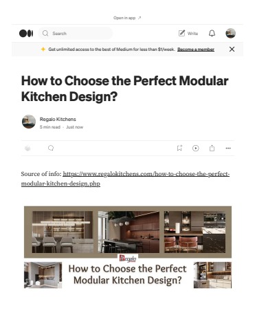 How to Choose the Perfect Modular Kitchen Design? - Kapil kapil Flip ...