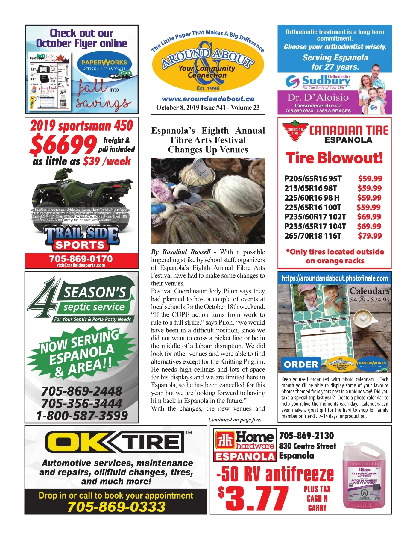 Around & About October 8-2019 Issue 41, Vol.23