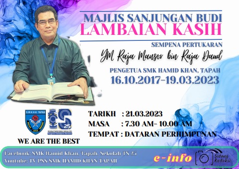 Majlis Sanjungan Budi Lambaian Kasih YM Raja Mansor Raja Daud - MOHD ...