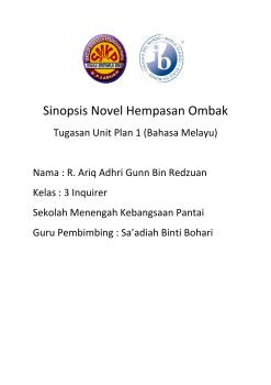 Sinopsis Novel Hempasan Ombak - erariq35 | Membalik PDF Dalam talian | AnyFlip