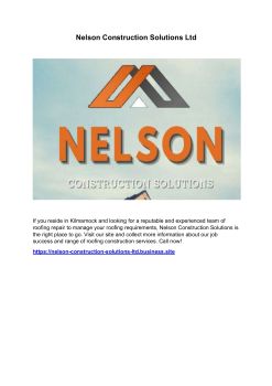 Nelson Construction Solutions Ltd - nelsonconstructionsolutionsltd Flip PDF | AnyFlip