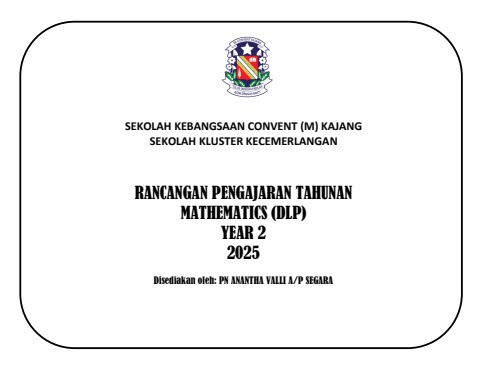RPT MATH DLP YEAR 2