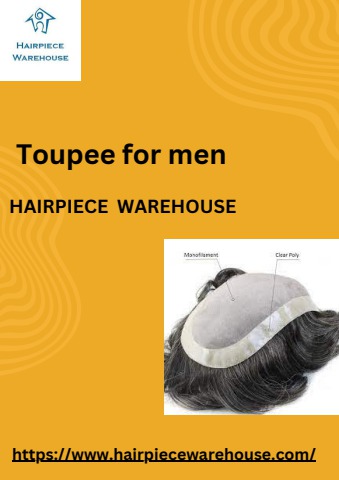 Benefits of Natural Mens Toupee - hairpieceware house Flip PDF | AnyFlip