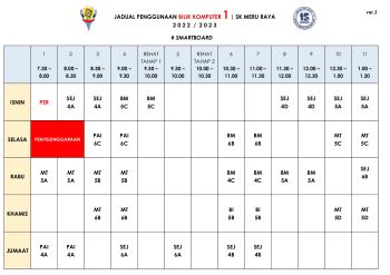 JADUAL PENGGUNAAN BILIK KOMPUTER 2022.docx - Google Docs - Syafiq Murat ...