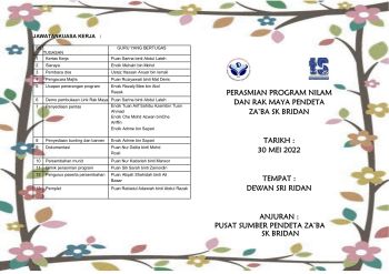 PERASMIAN PROGRAM NILAM PAMPLET - RAK MAYA PSS SK BUKIT RIDAN Flip PDF | AnyFlip