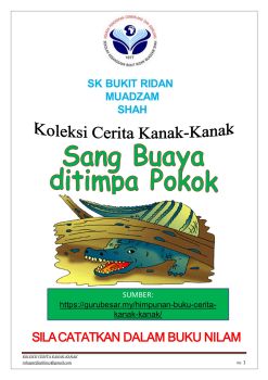 SANG BUAYA DI TIMPA POKOK - RAK MAYA PSS SK BUKIT RIDAN | Membalik PDF ...