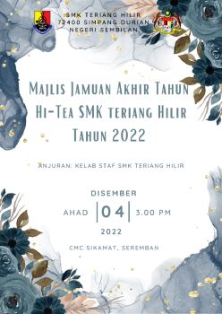 MAJLIS JAMUAN AKHIR TAHUN HI-TEA 2022 - zatiiwanimohdjohari Flip PDF ...