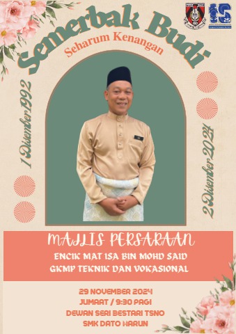 MAJLIS PERSARAAN ENCIK MAT ISA BIN MOHD SAID