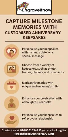 Capture Milestone Memories with Customized Anniversary Keepsakes