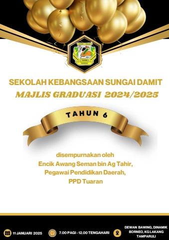 Black White Modern Graduation Ceremony Program (1) - CONNIE GEVAIS KPM ...