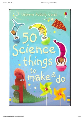 50 Science things to make & do