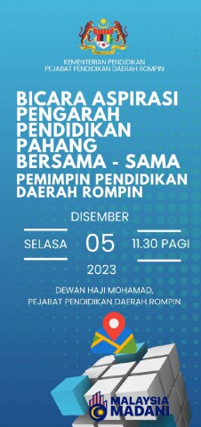 BICARA ASPIRASI PENGARAH PENDIDIKAN PAHANG - PPD ROMPIN-CM46 KPM Flip ...