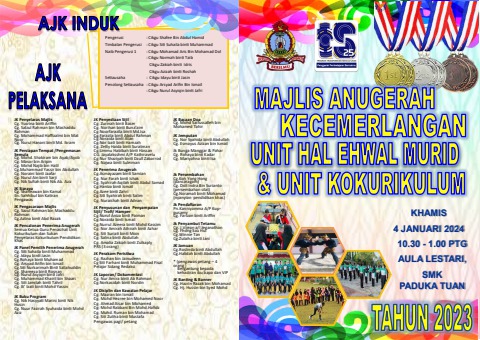 BUKU PROGRAM HARI ANUGERAH KECEMERLANGAN HEM KOKU 2023 - ahcad91 Flip ...